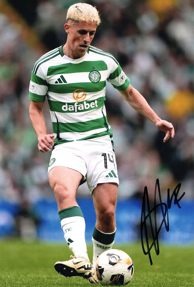 Luke McCowan Glasgow Celtic signed 12x8 inch photo
