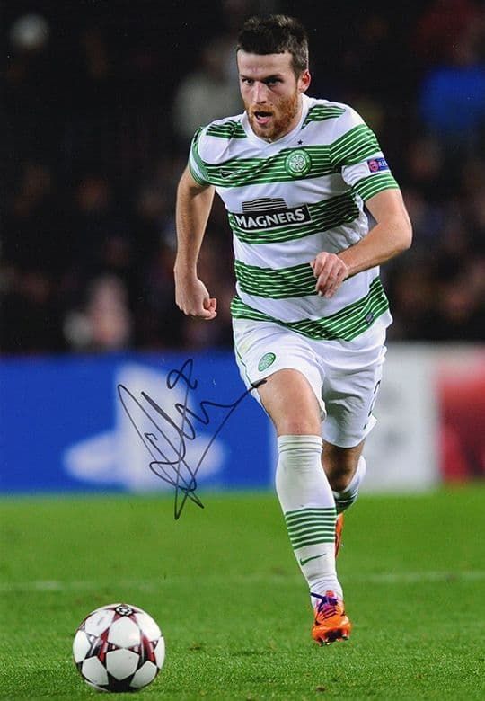 Adam Matthews Glasgow Celtic Wales signed 12x8 inch photo