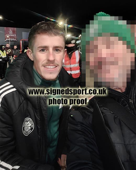 Luke McCowan Glasgow Celtic signed 12x8 inch photo